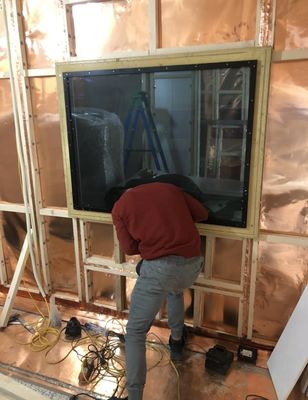 NMR Visual RF Shielded Windows 5mm 8mm Shielding Windows With Brass Mesh