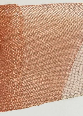 1.2m EMF Shielding Laminated Glass Fine Copper Wire Mesh Screen Fabric