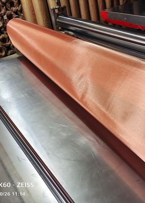1.2m EMF Shielding Laminated Glass Fine Copper Wire Mesh Screen Fabric