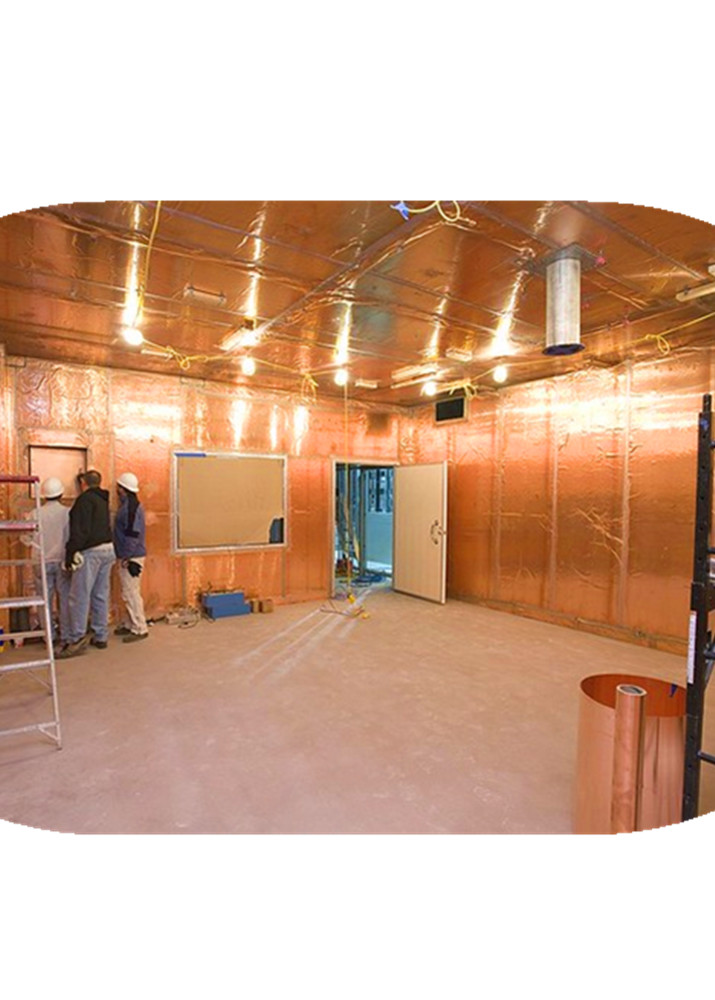 0.07mm Rolled Annealed Copper Foil Shielding EMC EMI RF Shield For MRI Room