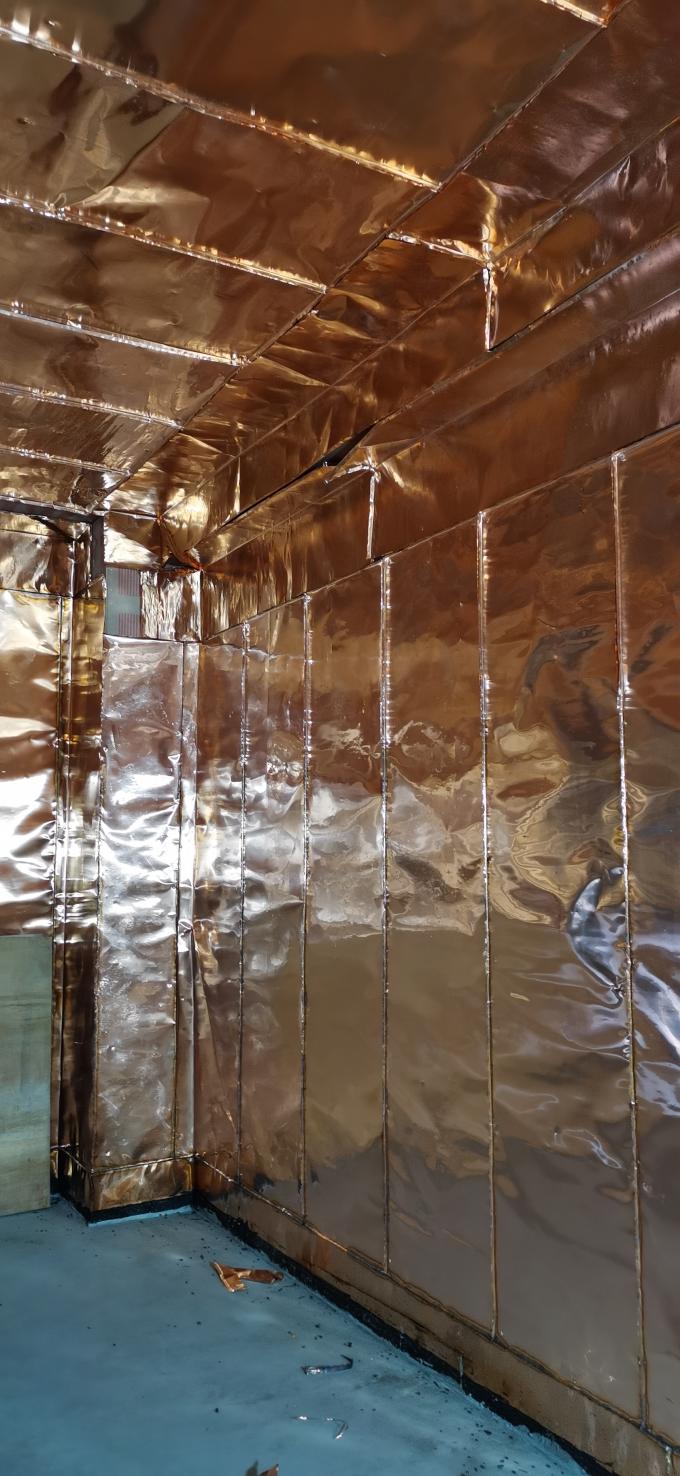0.07mm Rolled Annealed Copper Foil Shielding EMC EMI RF Shield For MRI Room