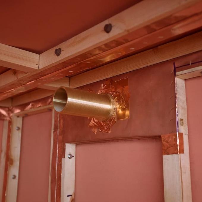 EMC EMI 63mm Brass Honeycomb Waveguide Air Vents Wave Guide Tube