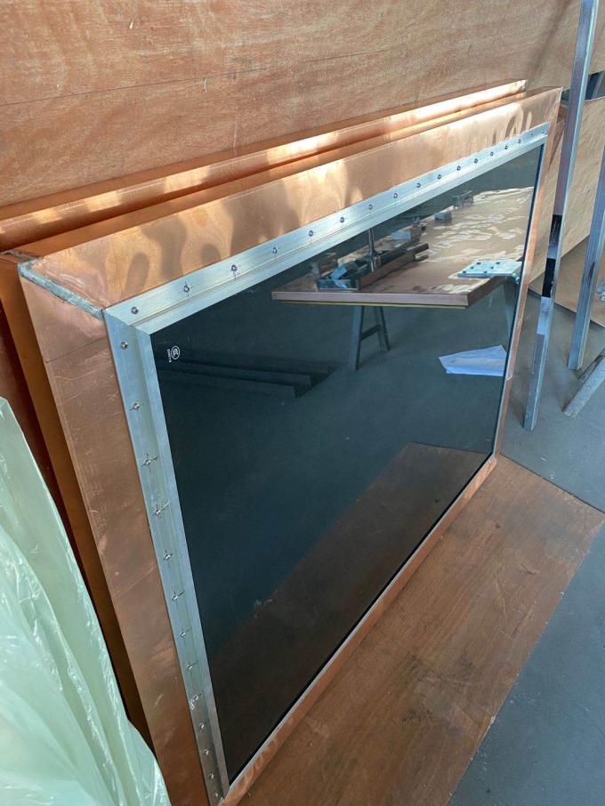 900MM X 1200MM Emi Shielded Radiation Proof Windows With Flange Nuclear ...