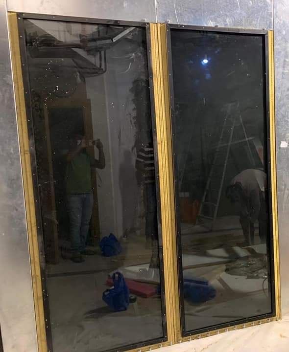 60dB 8mm Rf Shielding Windows Emi Shielded Nuclear Magnetic Resonance