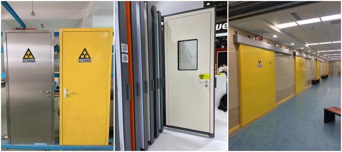 Sliding X Ray Radiation Protection Door 1 Leaf 45dB Rf Shielded Doors