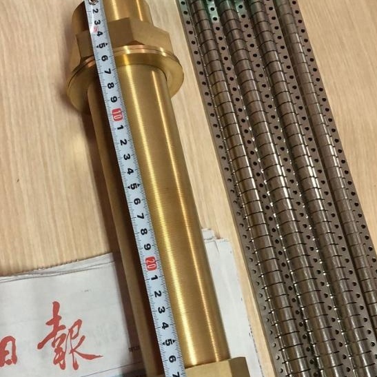 Brass Threaded Waveguide Tube For Mri Room / Emc Emi Room