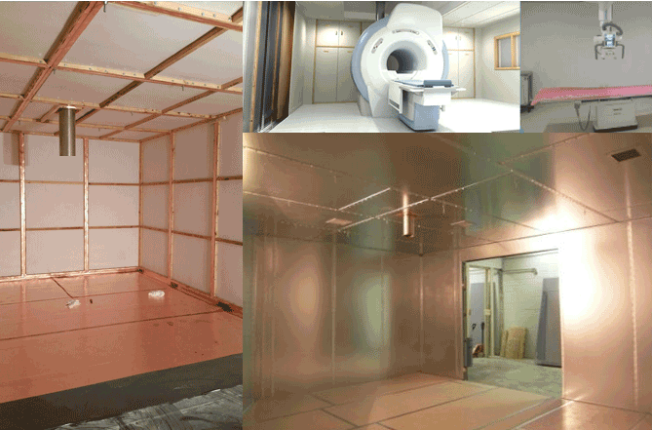 Emi Rfi Mri Shielded Pure Copper Foil 600mm Width For Rf Cage