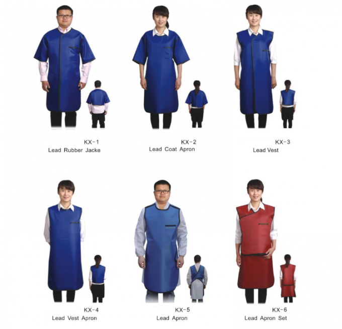 Single / Double Lead Aprons For Radiation Protection , Lightweight Lead ...