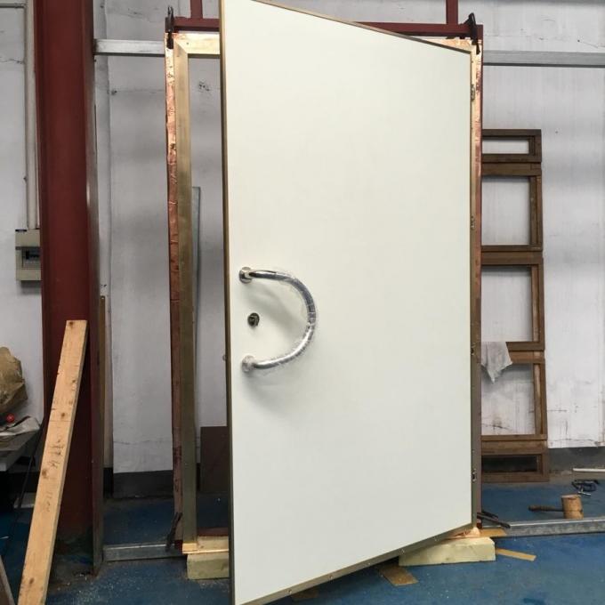 Brass Frame Copper Foil Rf Shielded Doors For Hospital Mri Room