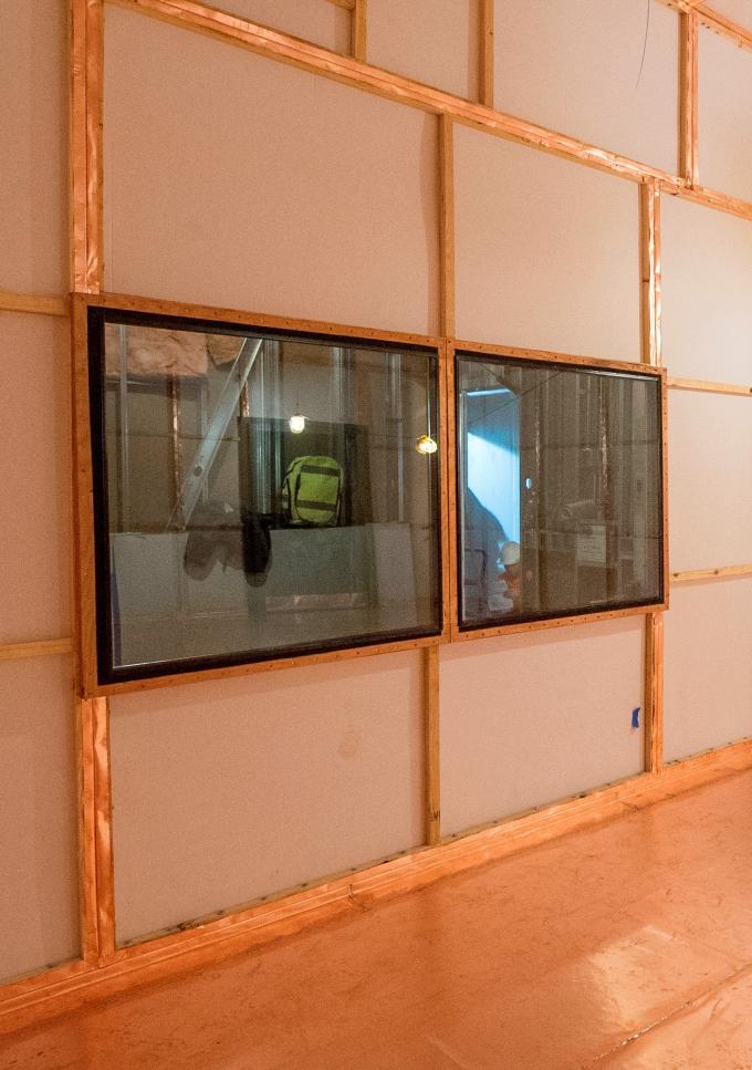 MRI Wall Emi Rf Shielding Shielded Windows Black Copper Mesh 5mm