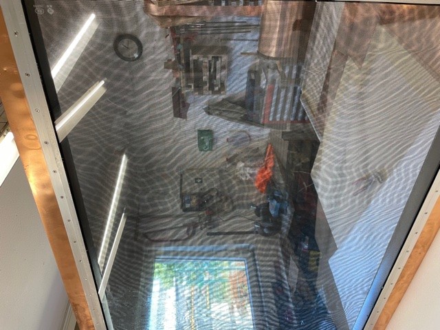 Punching Mri Room Rf Shielded Window With Frame And Brass Mesh Inside