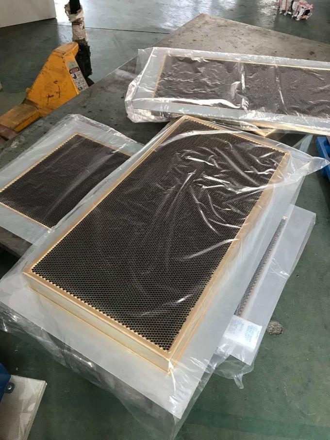 Emi Shielding Tinplate Honeycomb Waveguide Air Vents Panels For Rf Cage